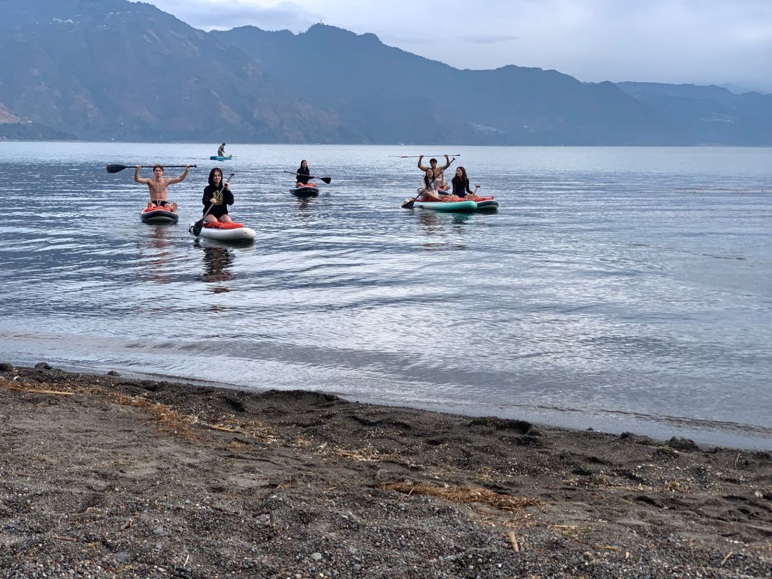 Kayaks on Lake Atitlan – Spanish School Cooperativa